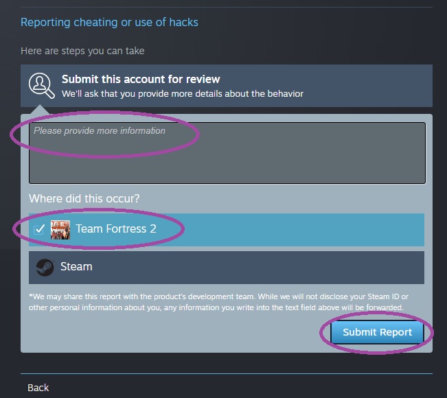 Steam Community :: Guide :: Guide for Reporting TF2 BOTS
