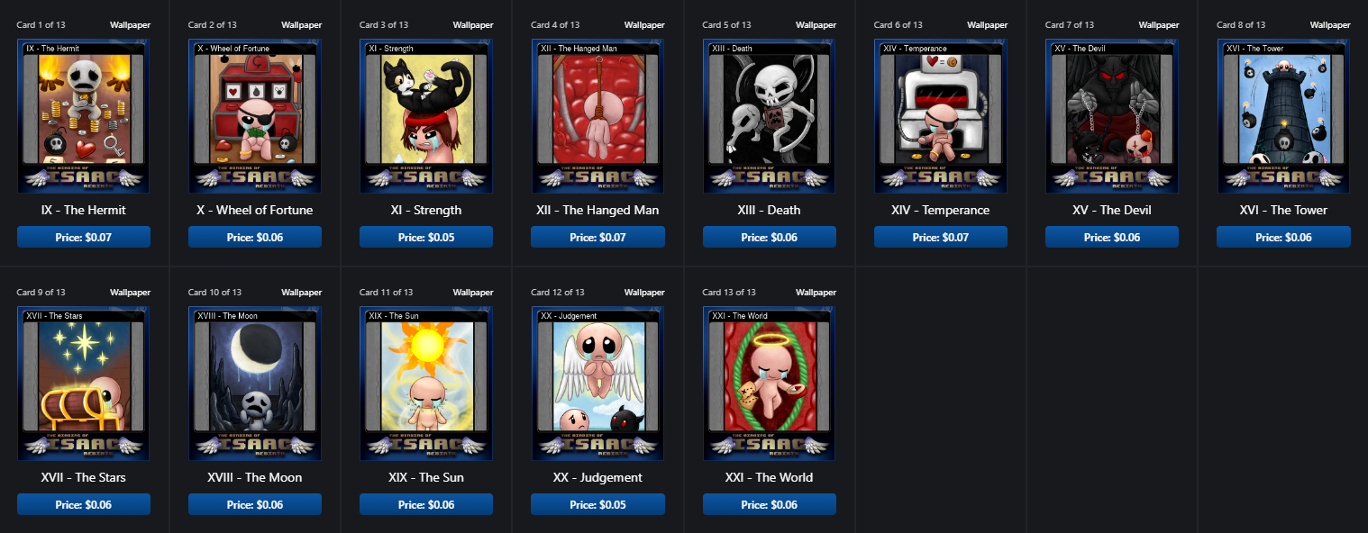Steam Community :: Guide :: Значок от 1 до 5 уровня: The Binding of ...