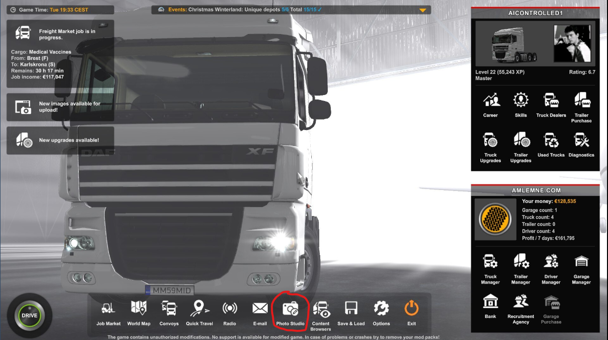 Steam Community :: Guide :: How to take a screenshot/photo in ETS2