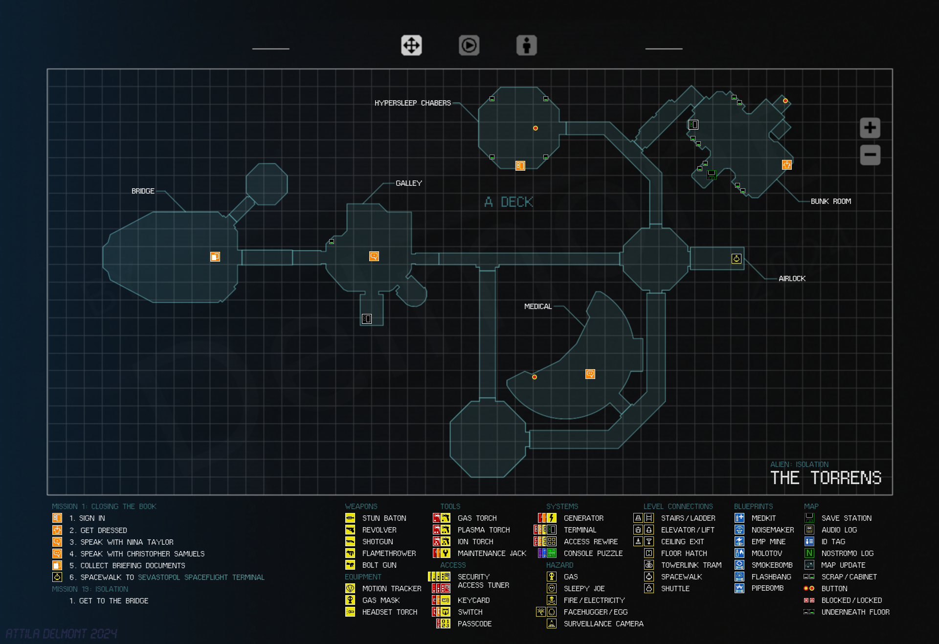 Komunita služby Steam :: Návod :: Alien: Isolation maps