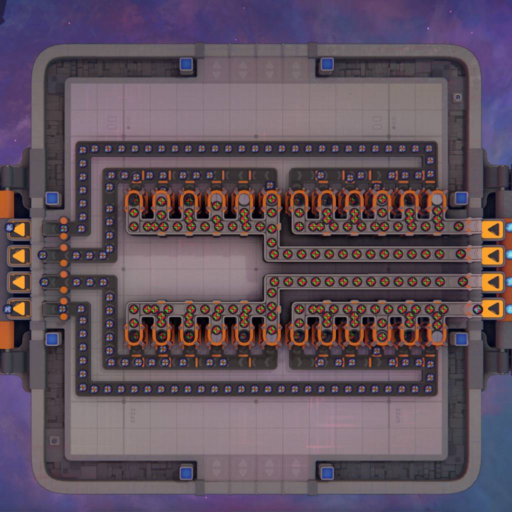 Steam Community :: Guide :: Blueprint: 1x1 platform to stack 4x2 full belts