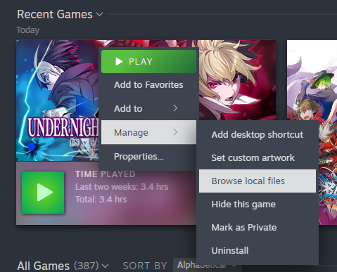 Steam Community :: Guide :: How to run UNDER NIGHT IN-BIRTH II at 1080p+