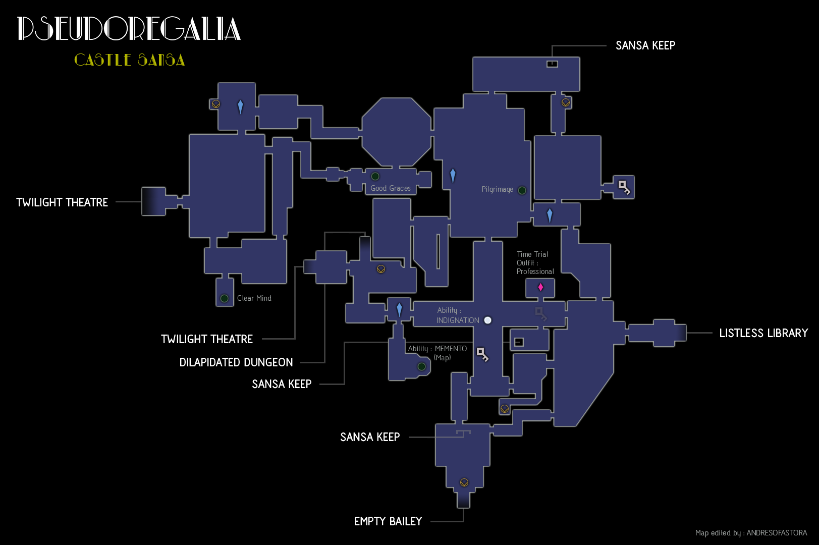 Steam Community Guide Pseudoregalia Map