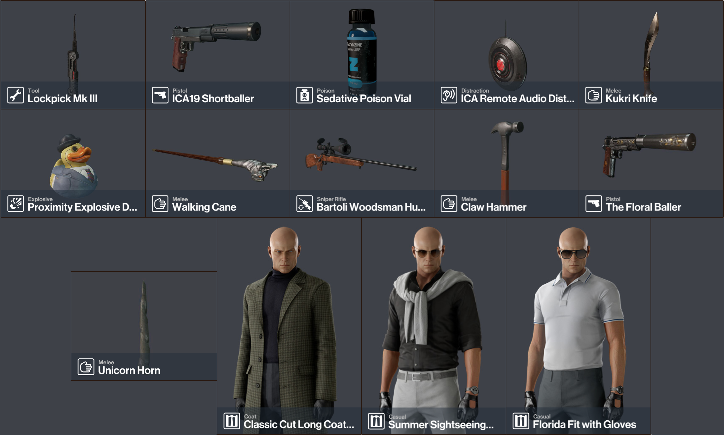 Steam Community :: Guide :: Hitman – Full List of Unlockables