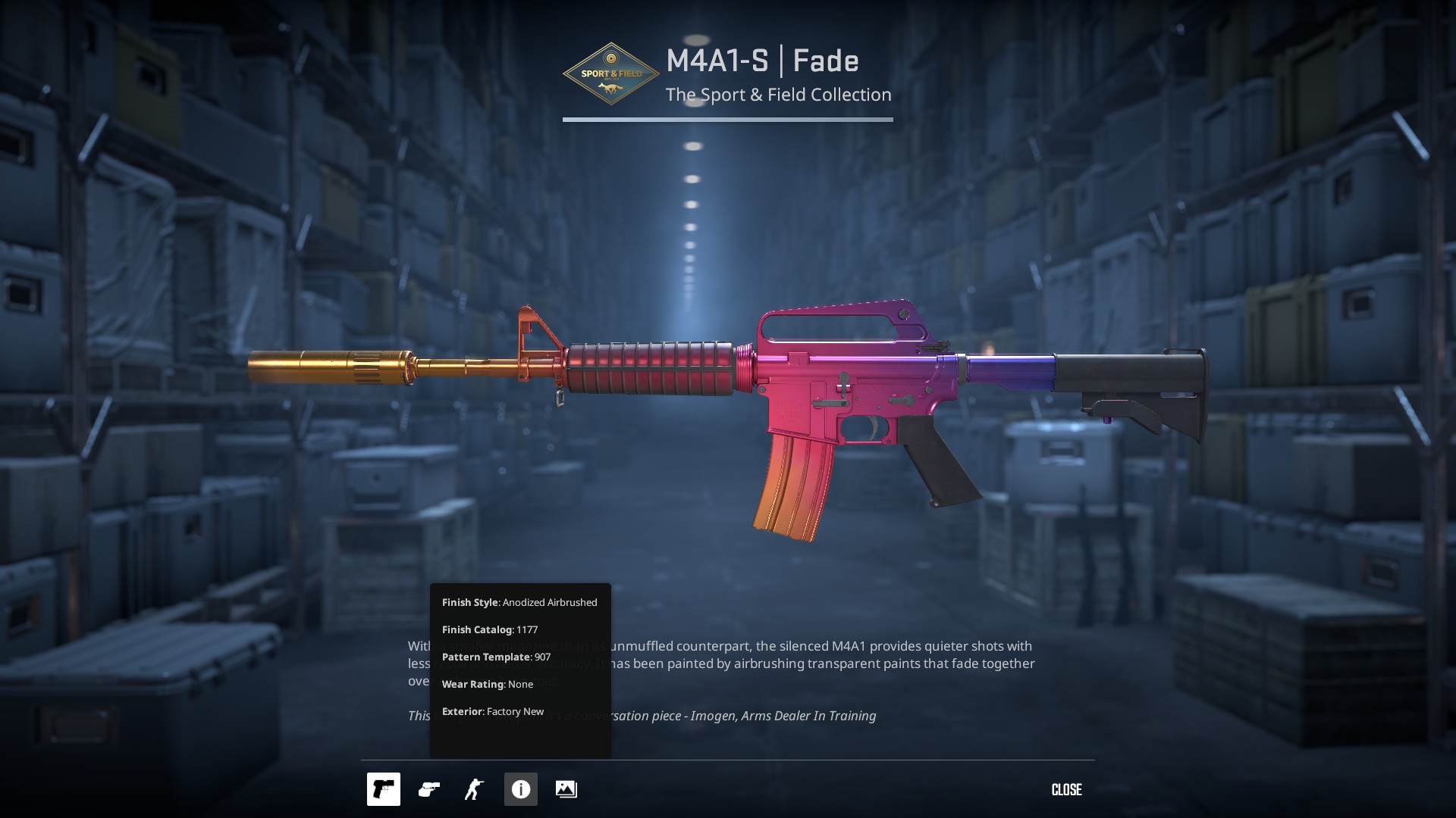 Steam Community :: Guide :: M4A1-S FADE GUIDE [ALL PATTERNS]