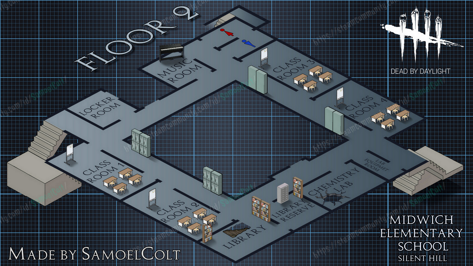 Steam Community :: Guide :: Dead by Daylight - Maps (isometric) update ...