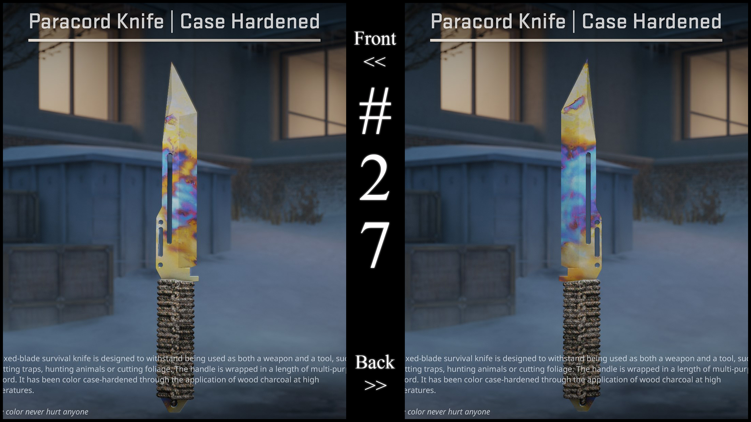 Steam Community :: Guide :: Case Hardened Paracord - All Patterns