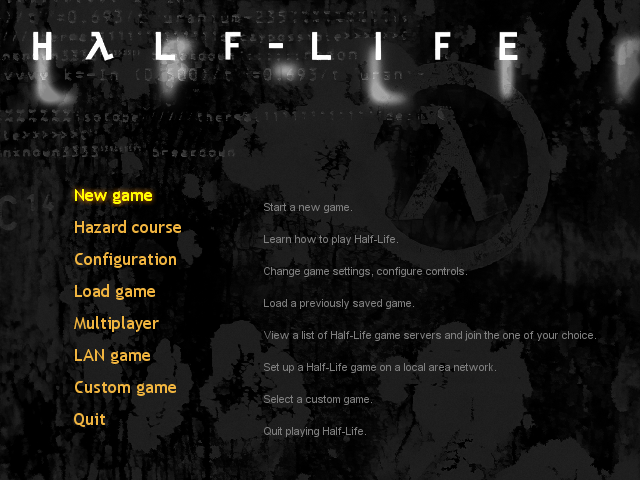 Steam Community :: Guide :: More accurate WON menu for Half-Life