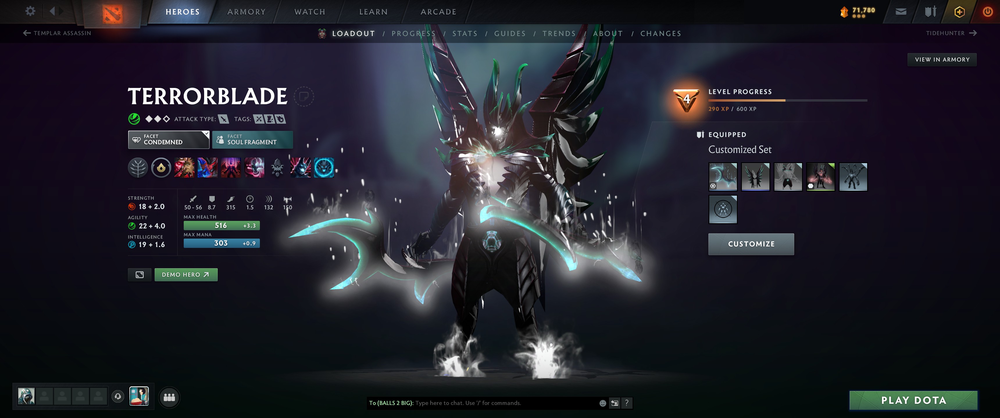 Steam Community :: Guide :: Terrorblade - Horns of Inner Abysm Arcana ...
