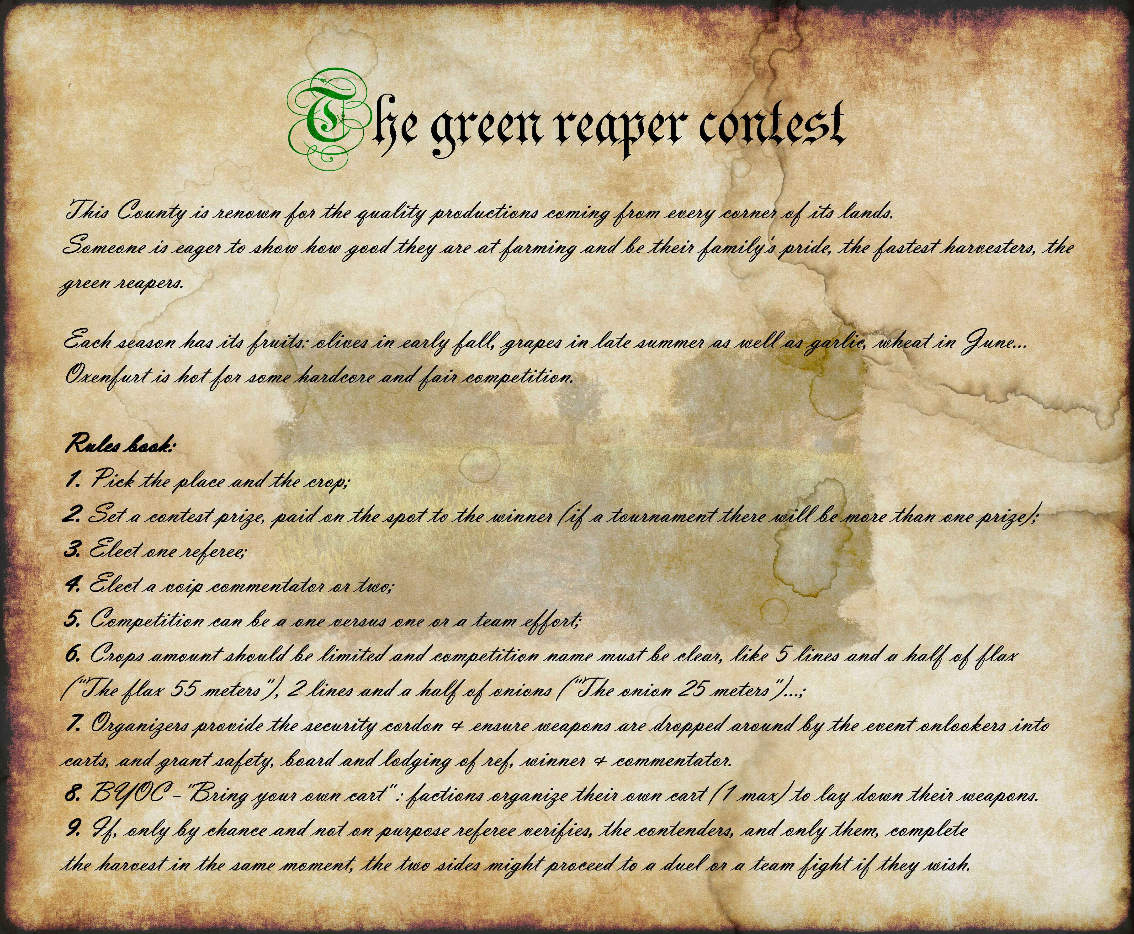 Steam Community :: Guide :: The Green Reaper contest - for Persistent ...