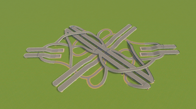 Steam Workshop :: 6 Way Highway Interchange