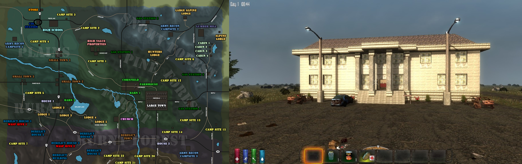 Steam Community :: Guide :: 7 Days to Die buildings map and pictures ...