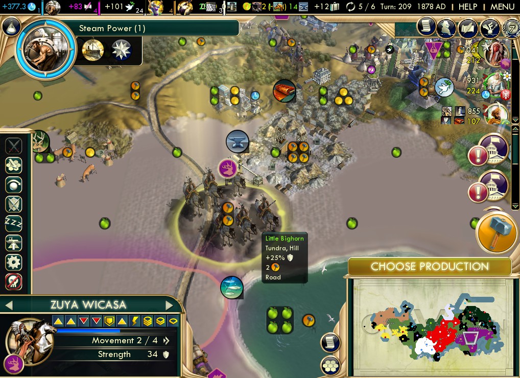 LS Civ Set II: The Sioux – Steam Solo