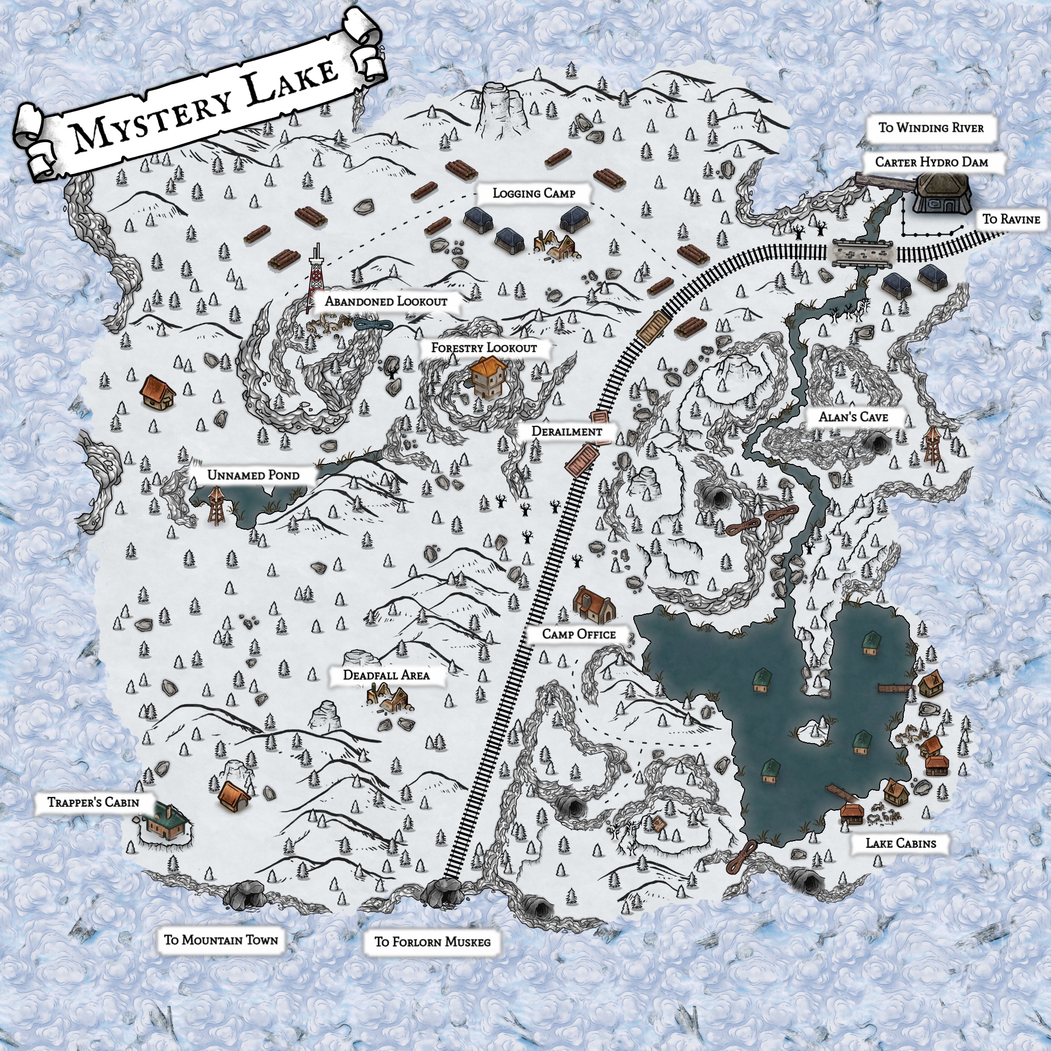 Steam Community Guide Inkarnate Maps For The Long Dark With Dlc