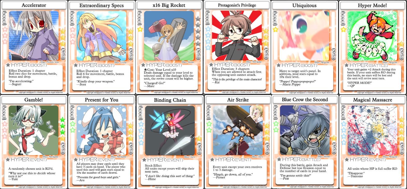 Steam Community :: Guide :: 100% Orange Juice Cards Information