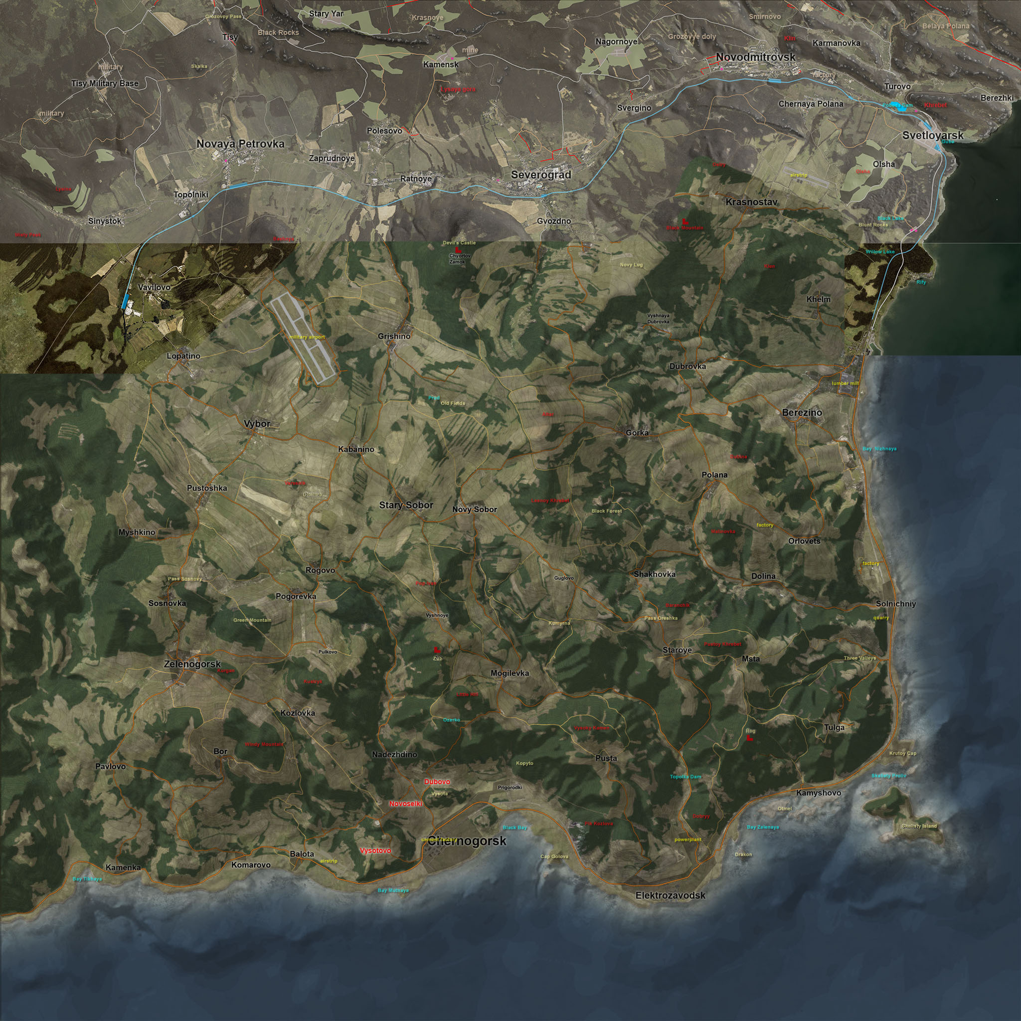 Steam Community Guide ENG DayZ Map
