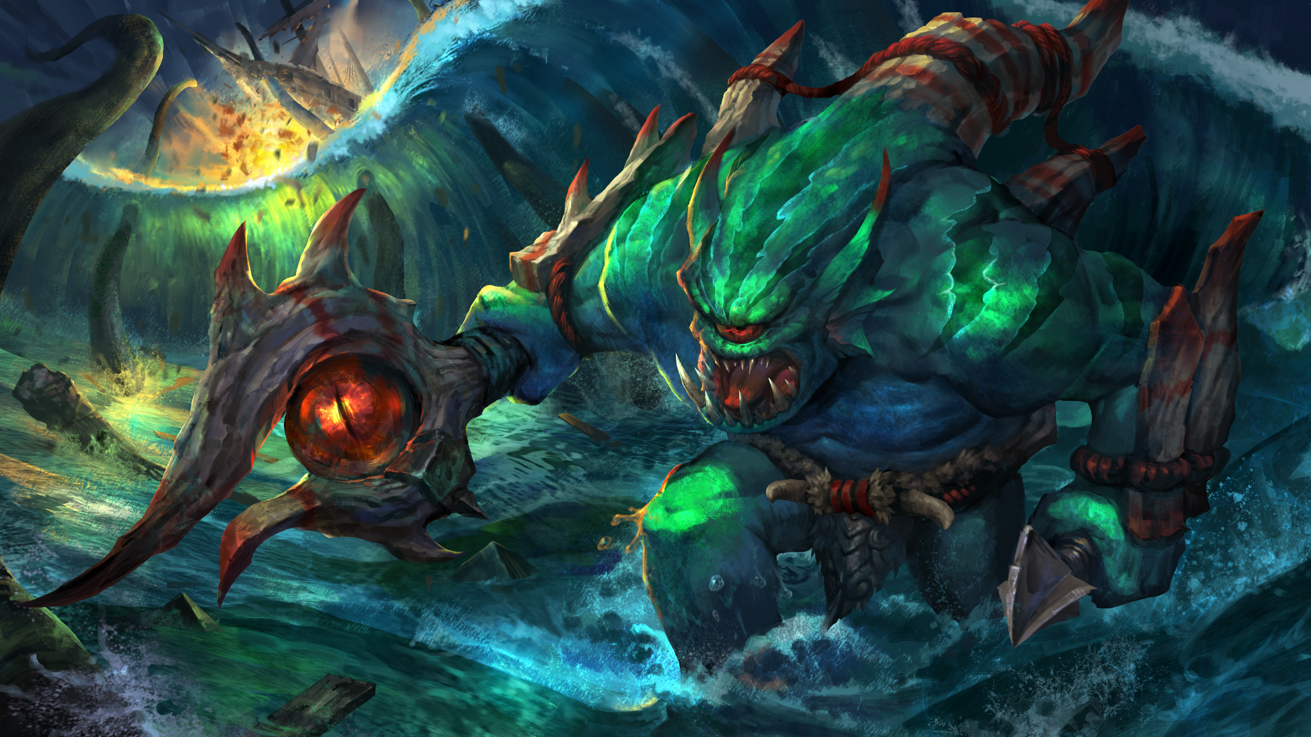 Steam Workshop::Tidehunter - Armor of Maelrawn's Gaze