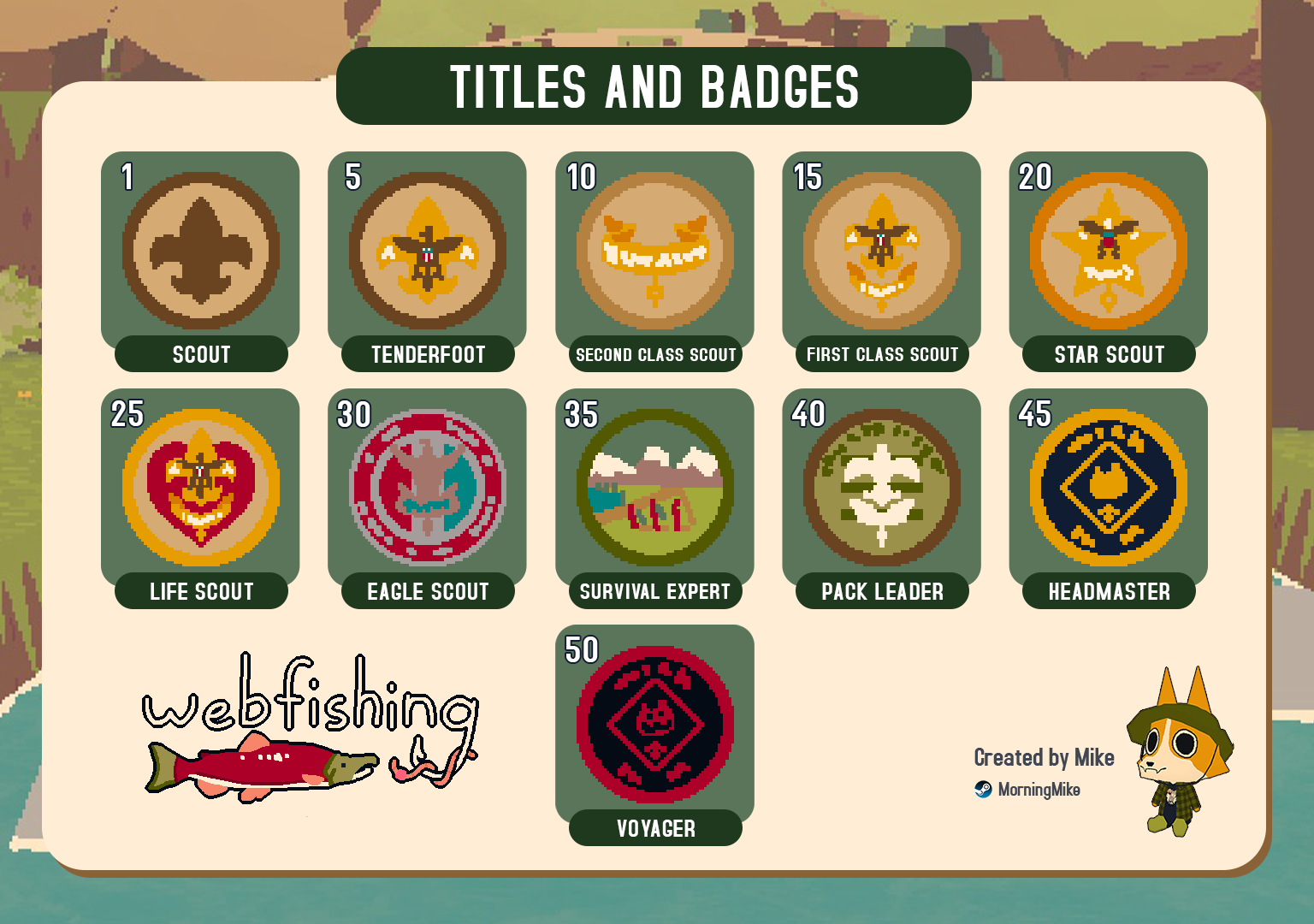 Steam Community :: Guide :: Mike's WEBFISHING Pocket Guide!