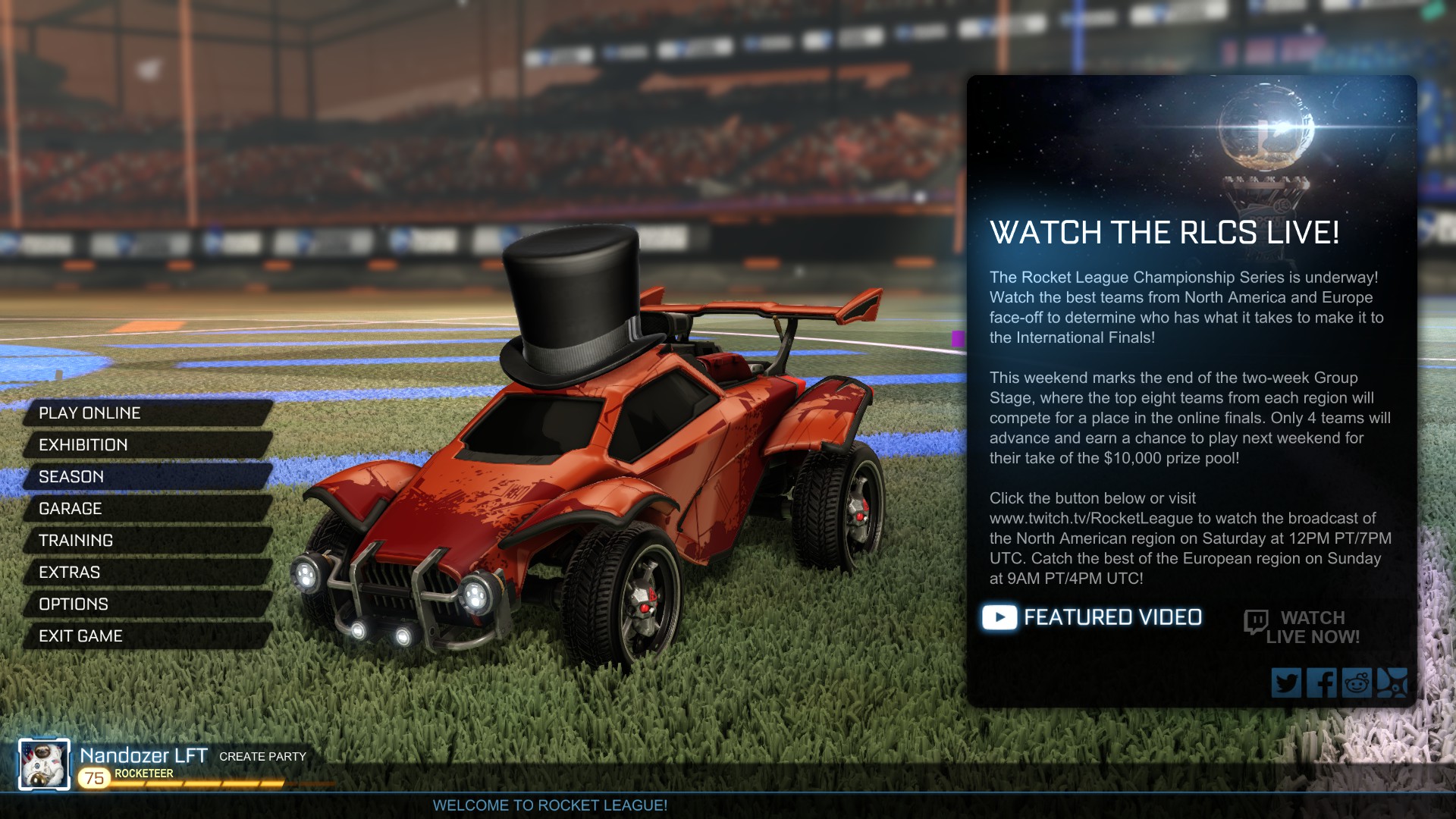 Steam Community :: Guide :: How to crash Rocket League! [Advanced]