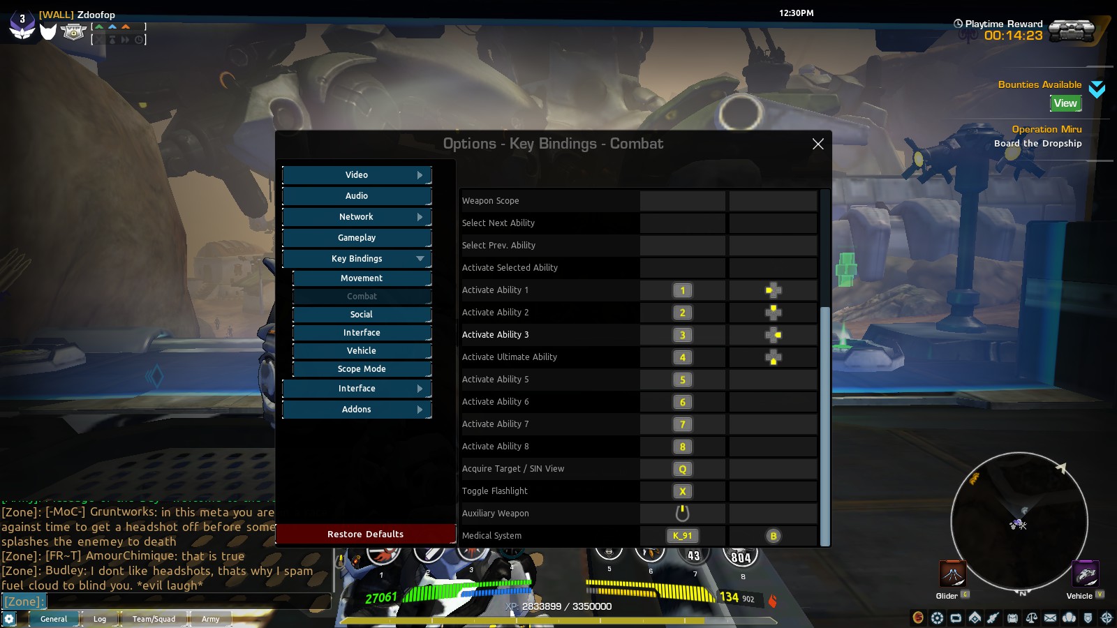 Convenient Keybinds – Steam Solo