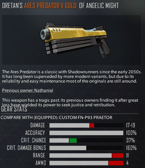Steam Community :: Guide :: Yellow (Tier 9) Weapons In Shadowrun Chronicles