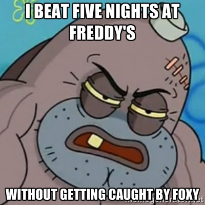 FNaF survival Nights 1-7 (4/20) – Steam Solo