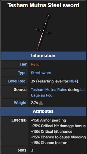 Steam Community :: Guide :: Best Steel and Silver swords in the game