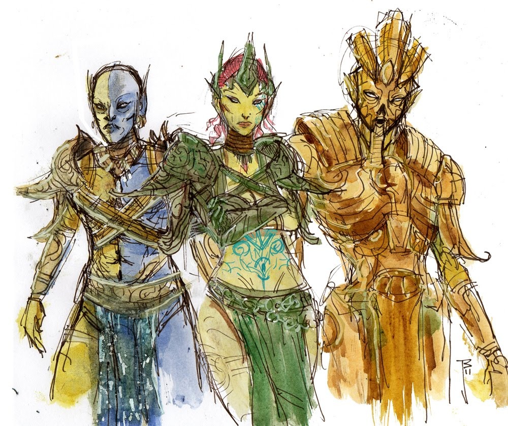 Komunita služby Steam :: :: Almalexia, the god-poet Vivec and Sotha Sil ...