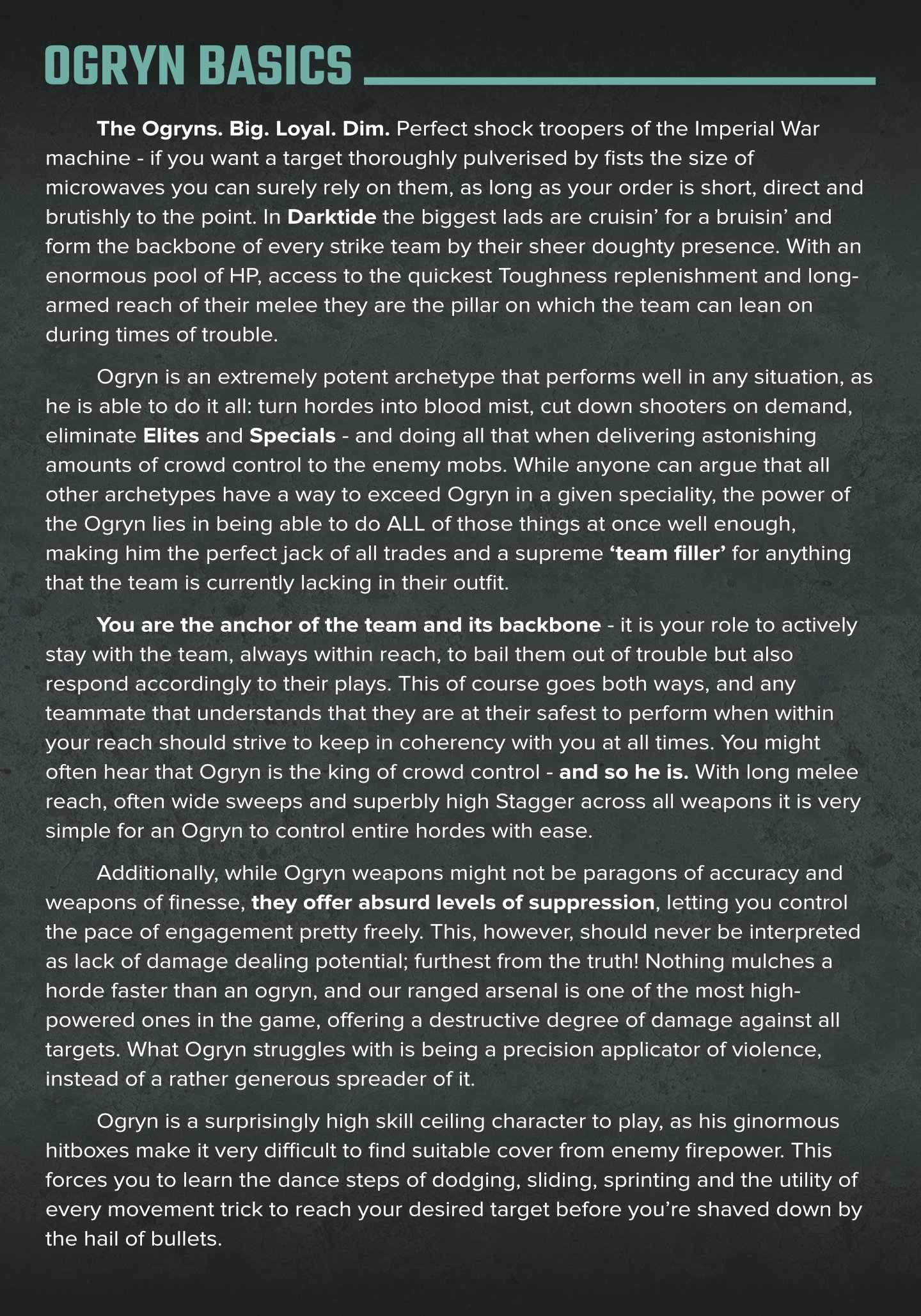 Steam Community :: Guide :: The Ogrynomicon