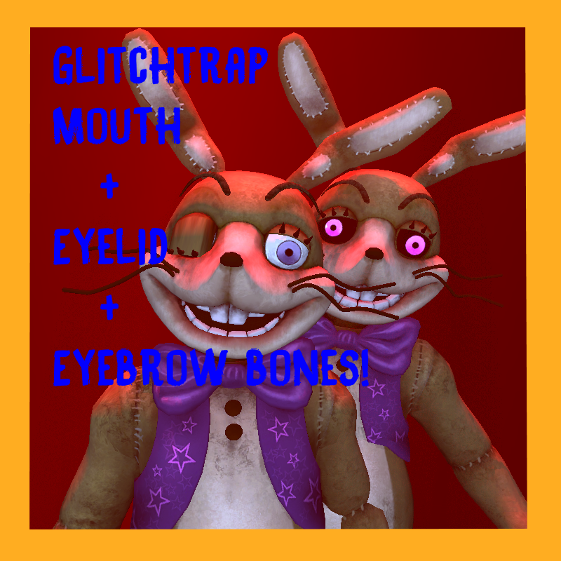 Steam Workshop::FNaF VR - Glitchtrap (Mouth,Eyelid,and Eyebrow rig)