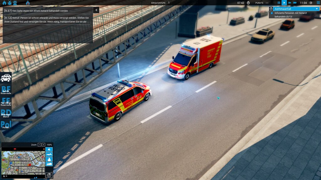 Emergency 20 sur steam, EMERGENCY