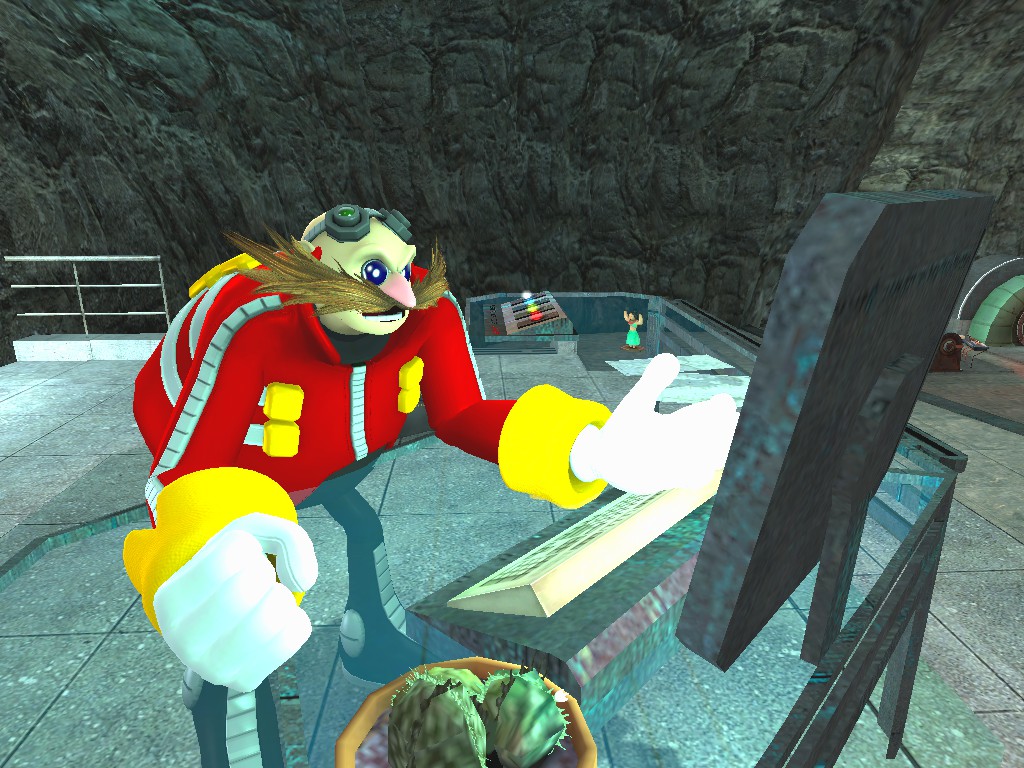Steam Community :: Screenshot :: Eggman checking Twitter