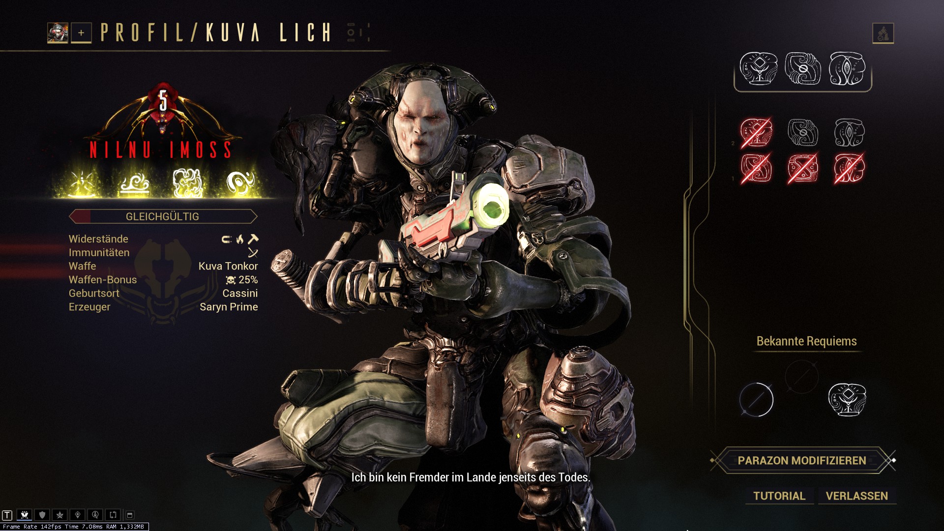 Kuva Lich Level 4 after first trie - Mission Specific - Warframe Forums