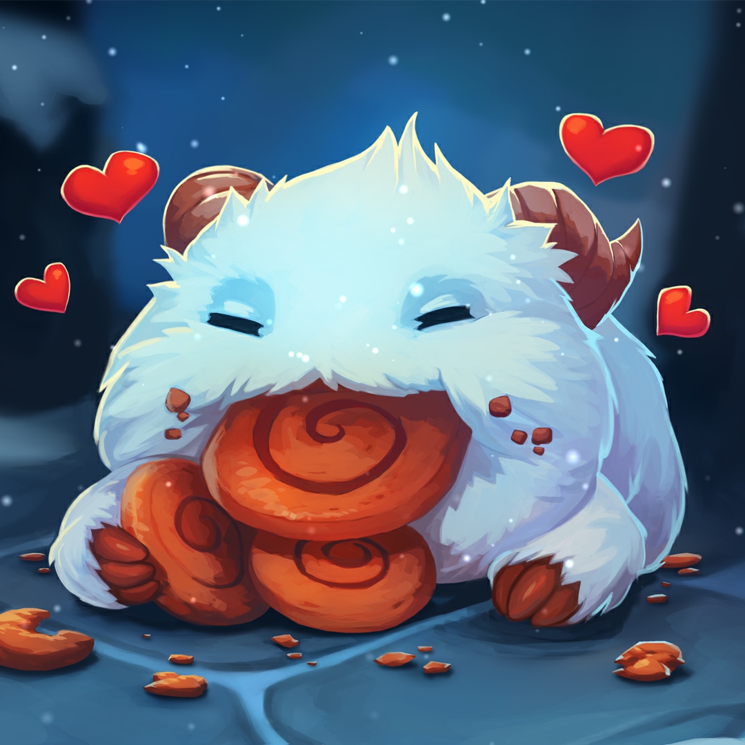 Steam Workshop::poro-eating-snax-cookie-league_of_legends-1920x1080