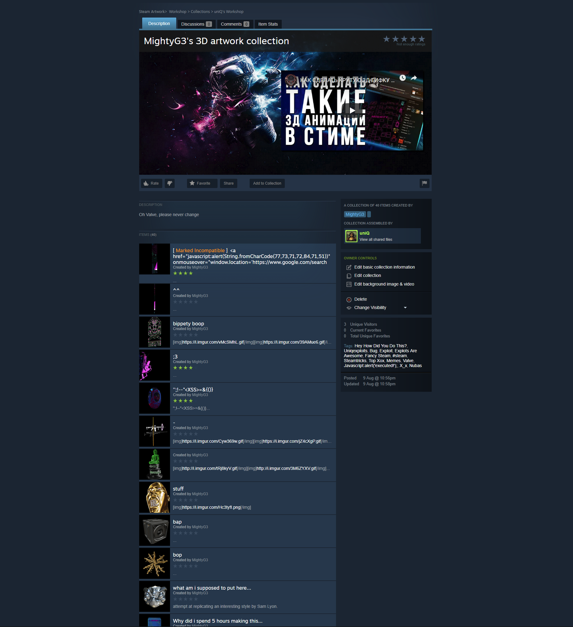 Steam Community :: Guide :: Adding any items to a collection