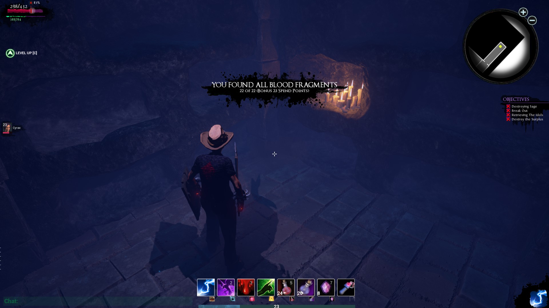 FOUND ALL BLOOD FRAGMENTS – Steam Solo