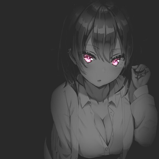 Steam Anime Girl Dark Theme
