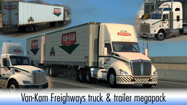 Steam Workshop :: Van-Kam Freightways truck & trailer skin megapack