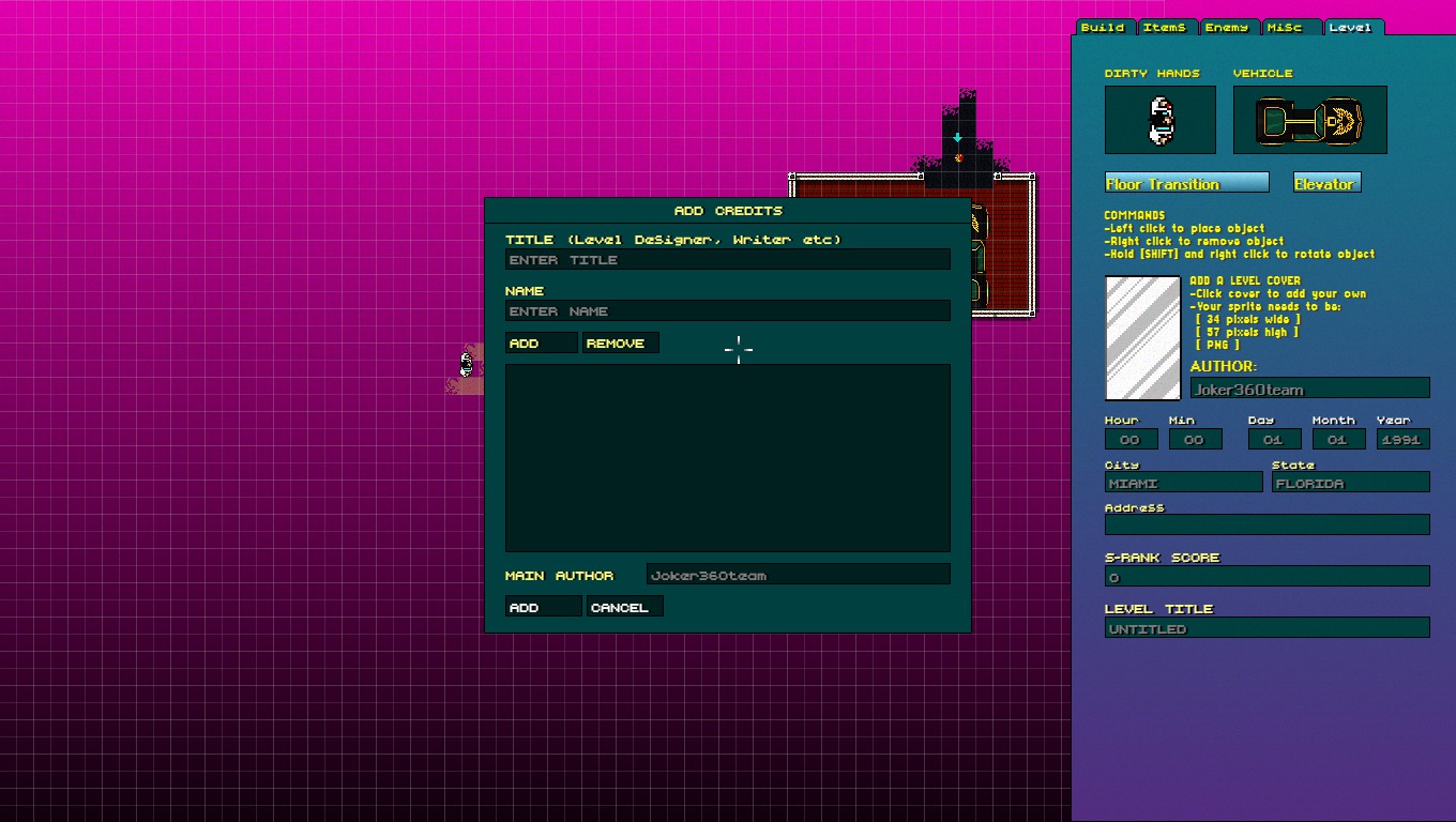 Editor в hotline miami 2. Катсцены – Steam Solo