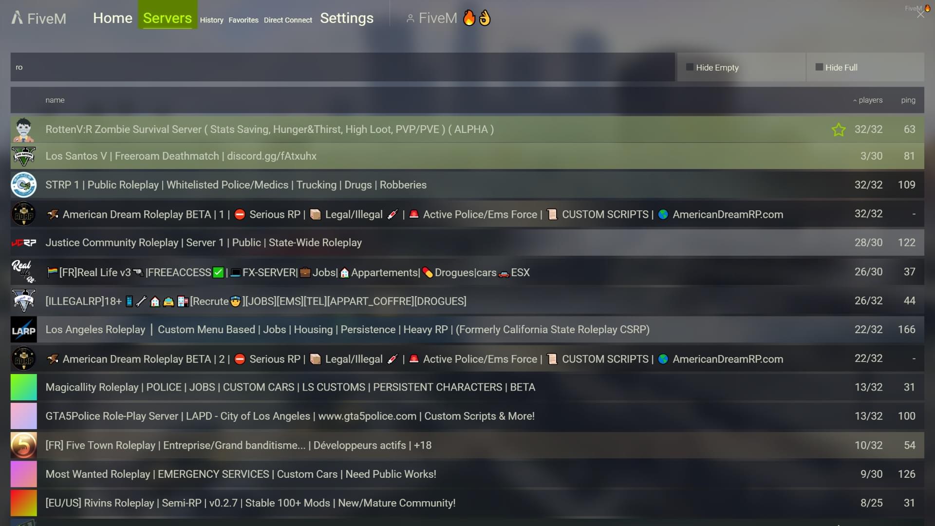 Top Fivem Server Gta Fivem Server Rangliste Mobile Legends
