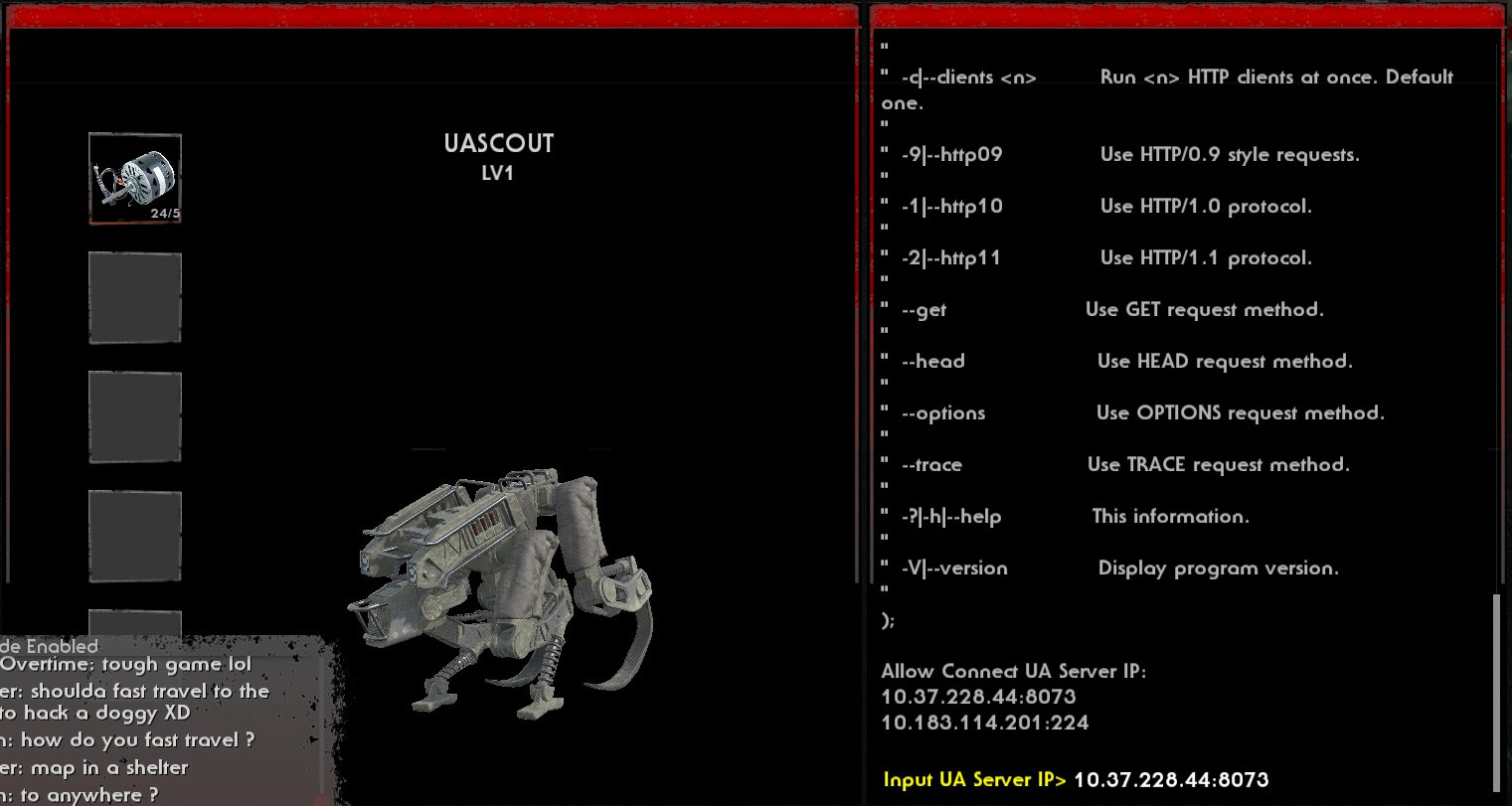 Robot Hack – UA Scout – Steam Solo