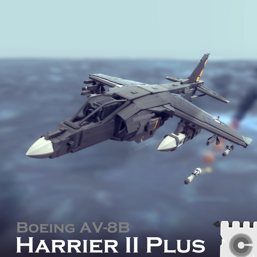 Steam Workshop::Boeing AV-8B Harrier II Plus, VTOL Jump Jet