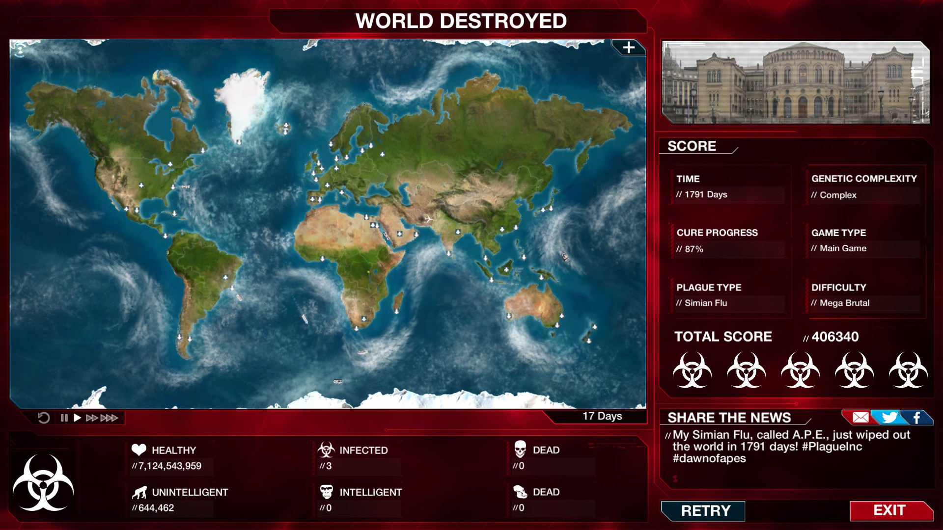 Comunidad Steam :: Guía :: Plague Inc: Evolved - General Guide