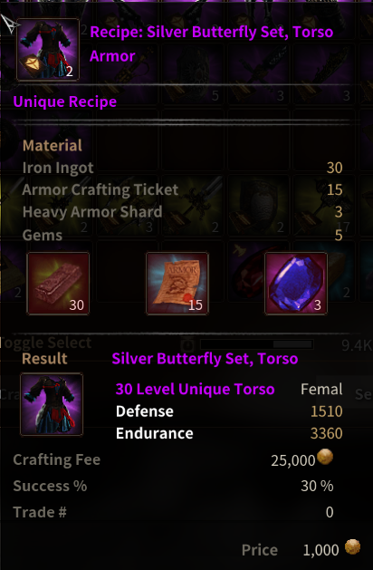 Unique and Mystic Armor – Steam Solo